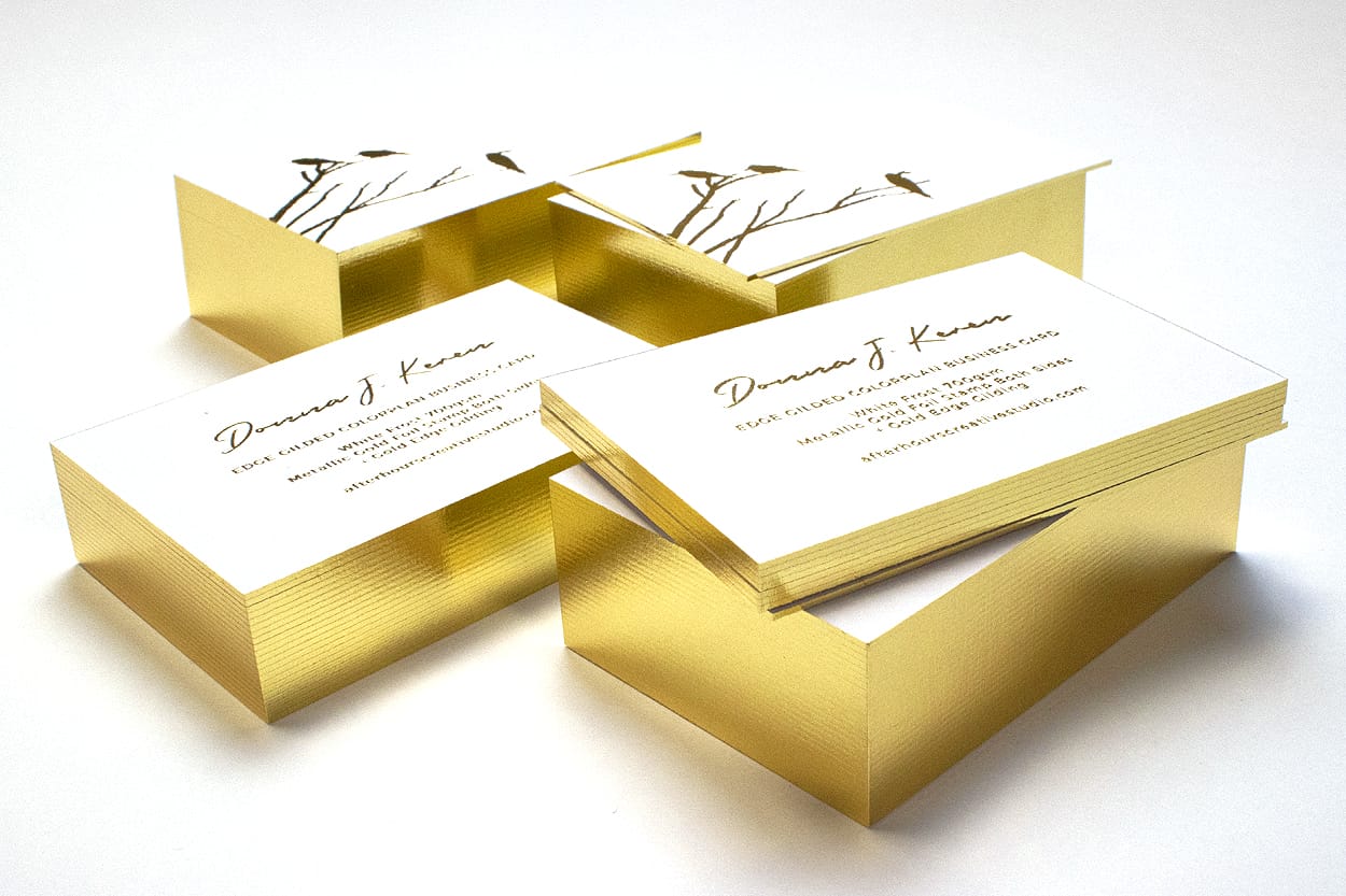 PVC card edge gilding test demo - Kylin Machines